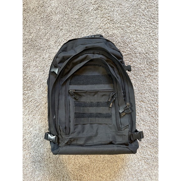 The Unbranded Brand | Bags | Tactical Backpack Black Multi Compartments ...